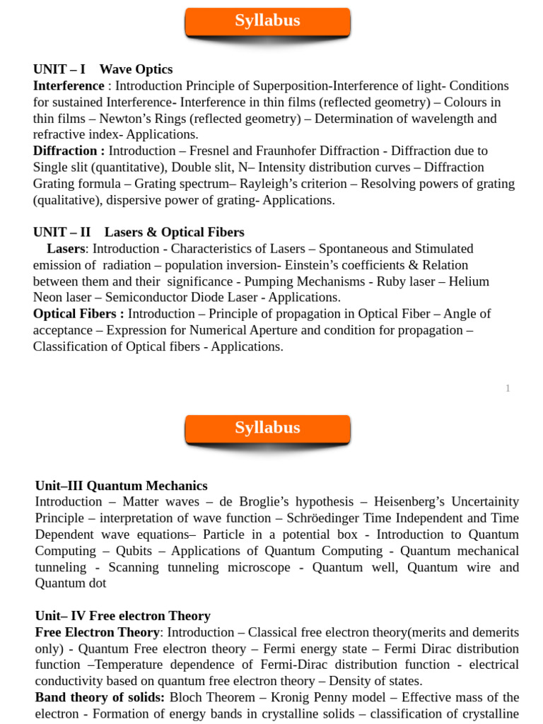 Chapter 1 - Wave Optics | PDF | Diffraction | Optics