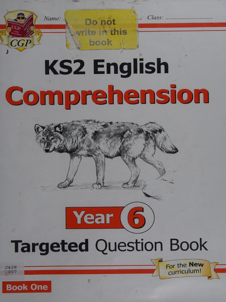 Year 6 Comprehension Practice Book | PDF