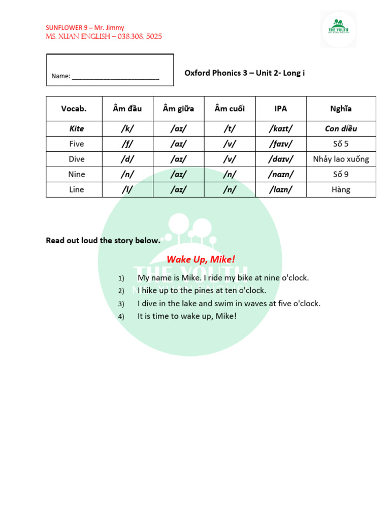 Phonics 3 Unit 2 Lesson 2 | PDF