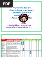 FASE 2 Preescolar 3 - Organizador de Contenidos y PDA | PDF