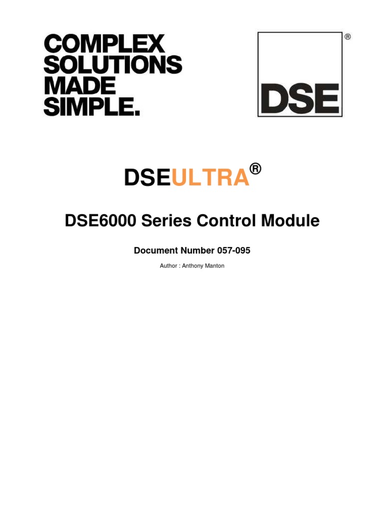 Dse6110 20 Manual | PDF | Usb | Instrumentation
