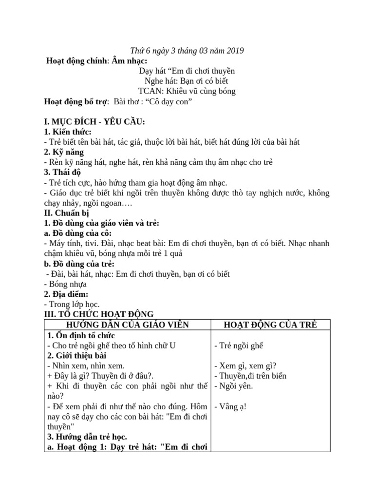 GIÁO ÁN Âm NH C | PDF