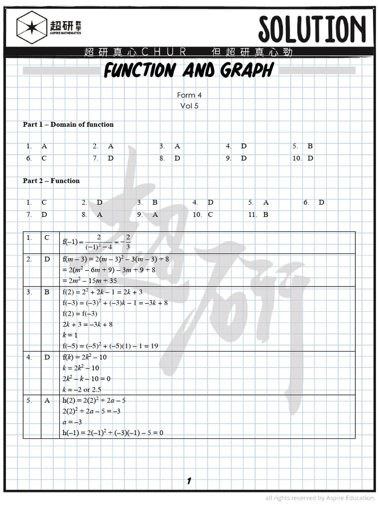 F4 Regular Lesson 06 Homework Solution | PDF