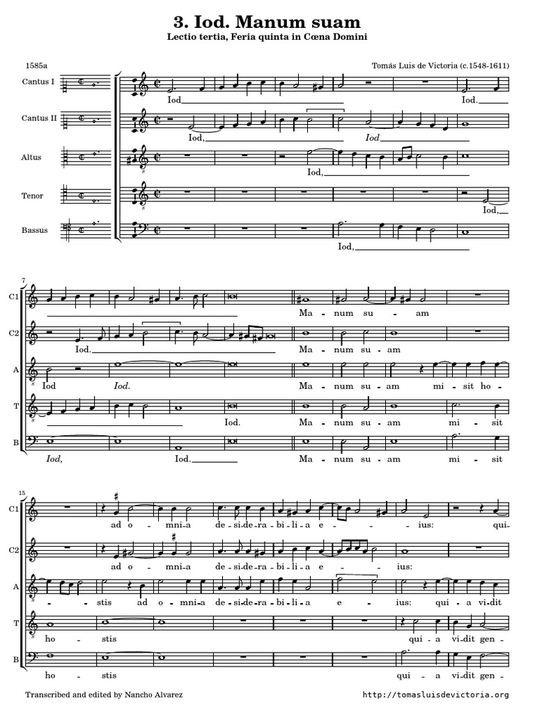 LJ3-Jod Manum Suam | PDF