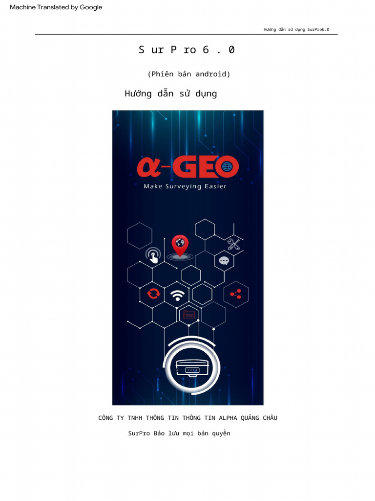 HDSD SurPro6.0 (Tiếng Việt) | PDF