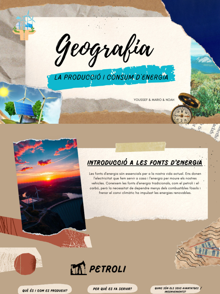 La Producció I El Consum de L'energia | PDF