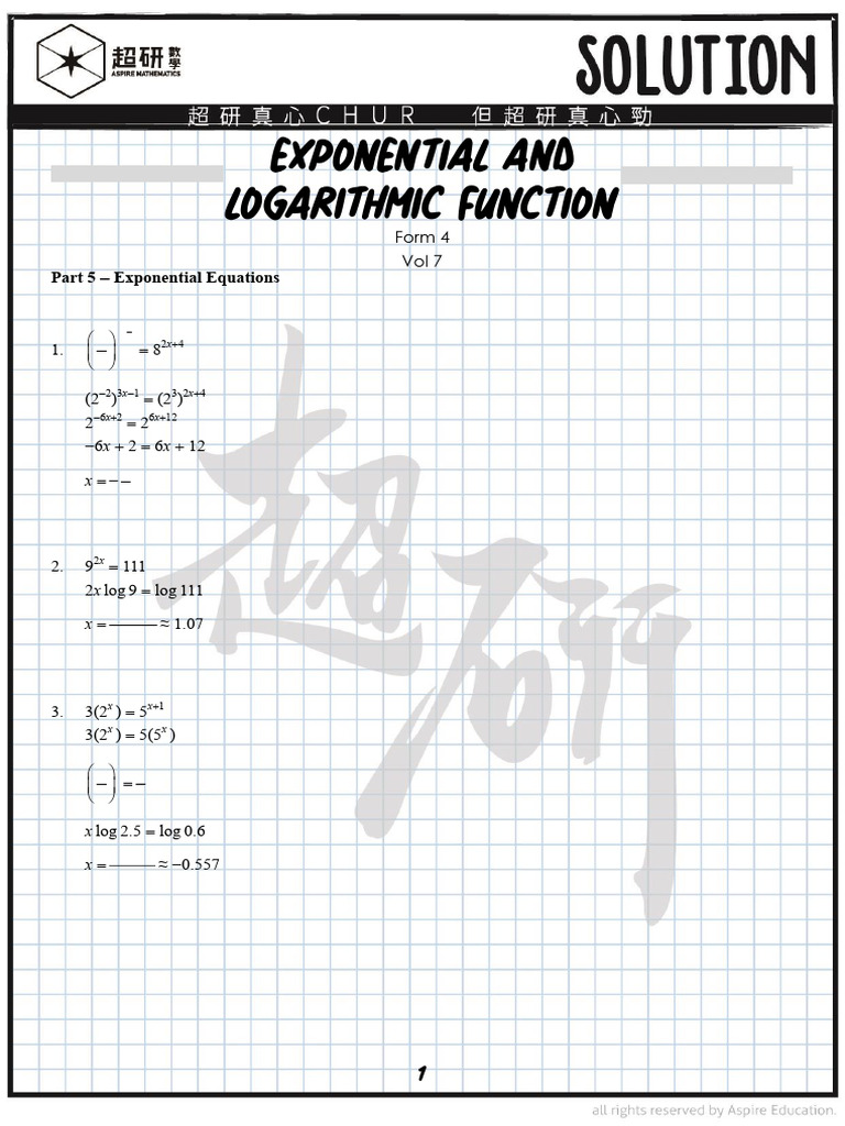F4 Regular Lesson 21 Homework Solution | PDF | Mathematical Objects | Complex Analysis