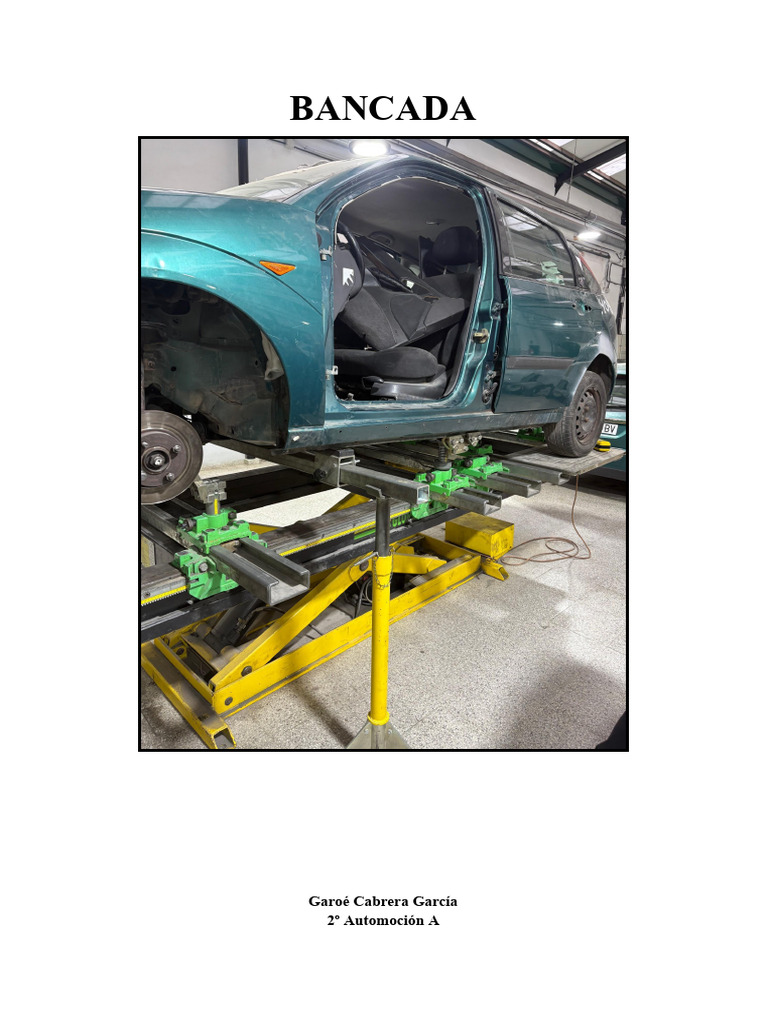 Bancada Con Coche | PDF | Coche | Vehículos