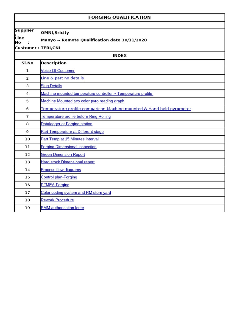RePPAP - Forging Qualification Documents - NP126049 | PDF | Forging ...