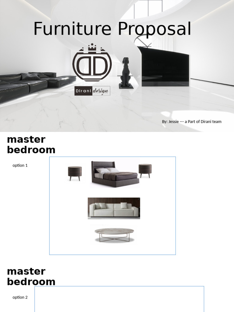 Furniture Proposal - Khalid - NEW | PDF