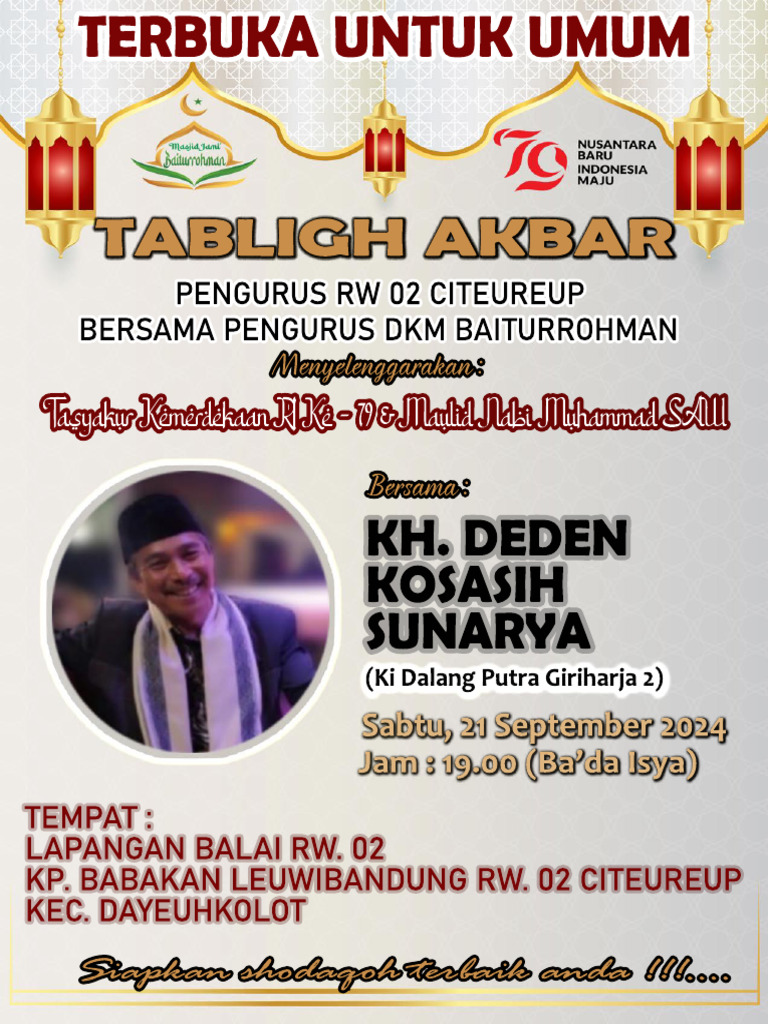 Famplet Tabligh Akbar | PDF