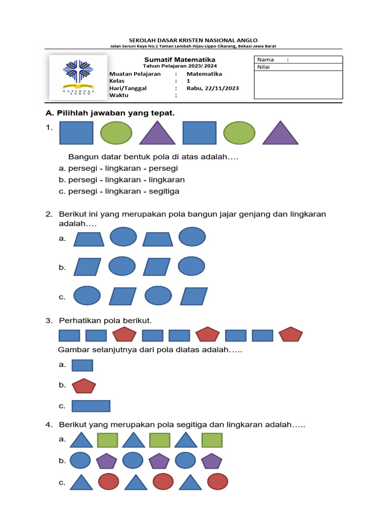 pola pengubinan | PDF