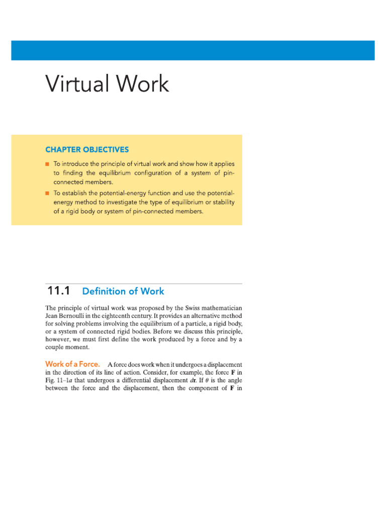 Virtual Work | PDF