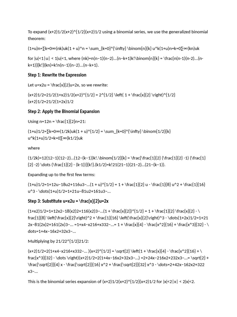 Step 1: Rewrite The Expression | PDF
