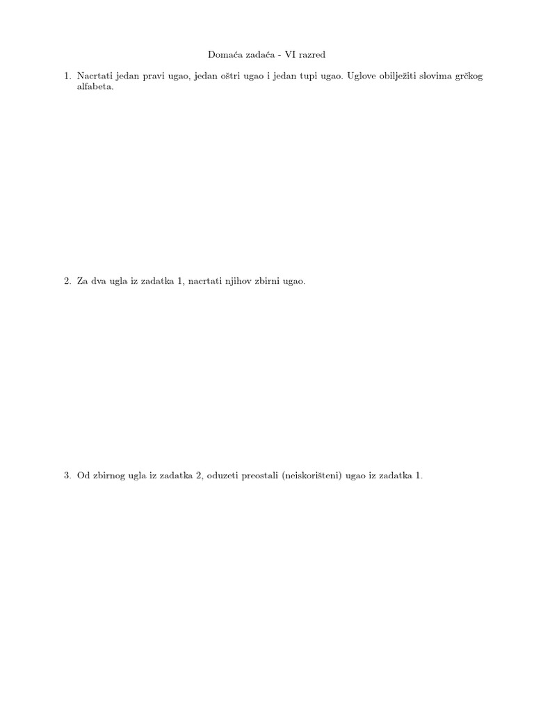 Zadaca 3 - Uglovi | PDF