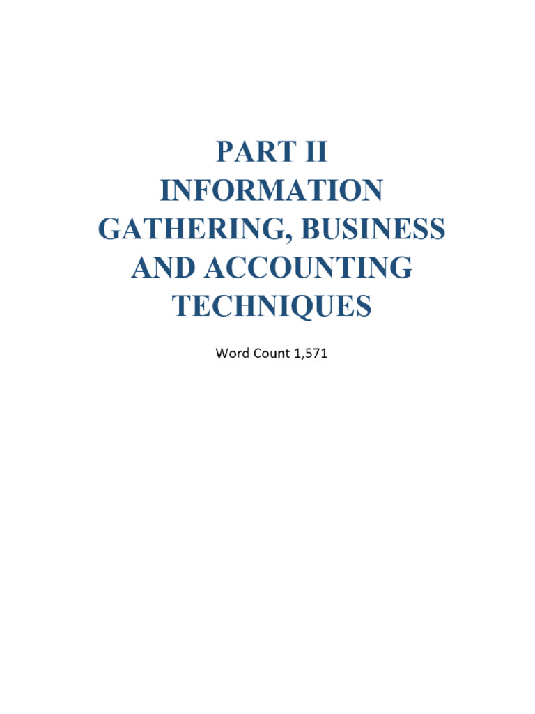 Sample of Part 2 - A Grade | PDF