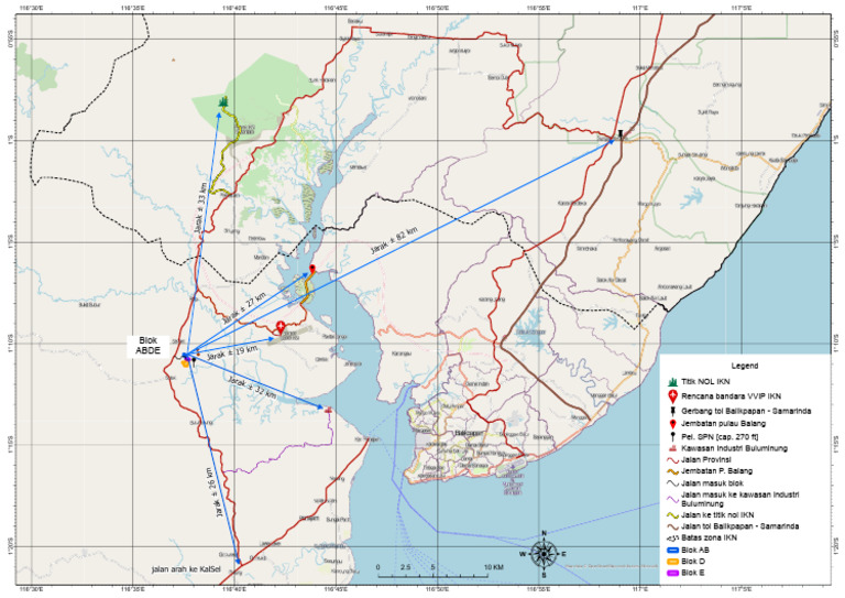 Layout Ikn Blok Abde A2 | PDF | Geographic Data And Information