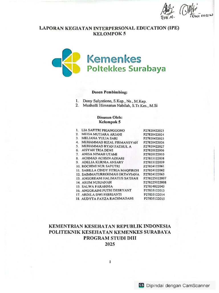Laporan Ipe Kelompok 5_compressed | PDF