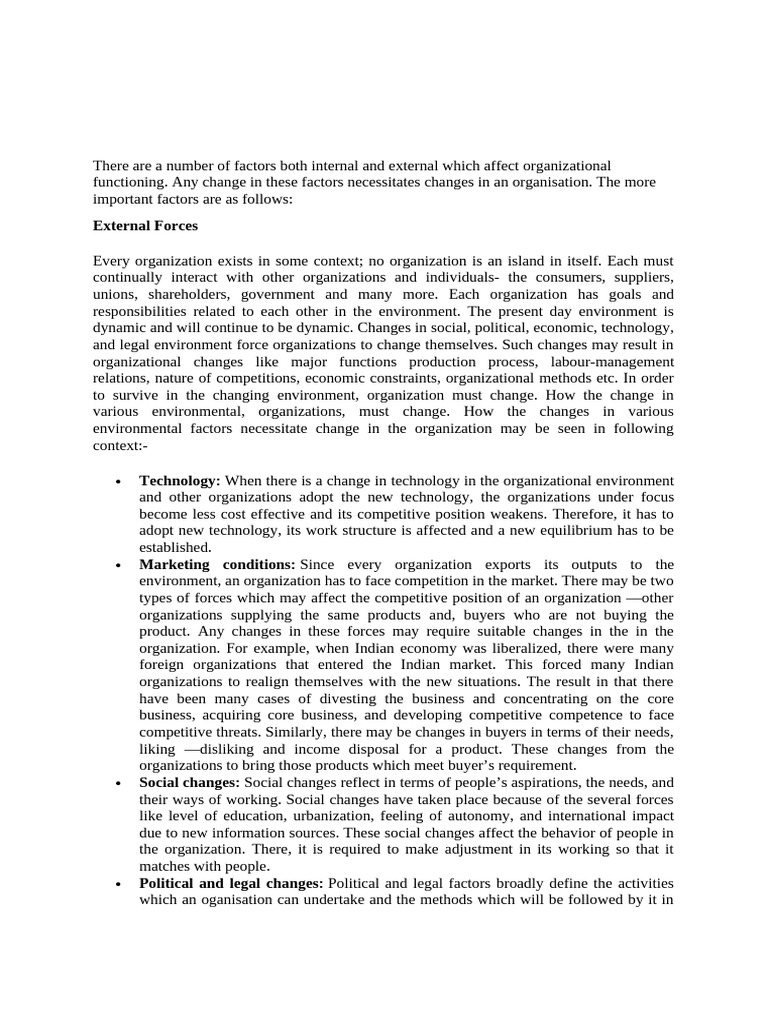 Change Management Assgnmnt Draft | PDF | Change Management | Leadership