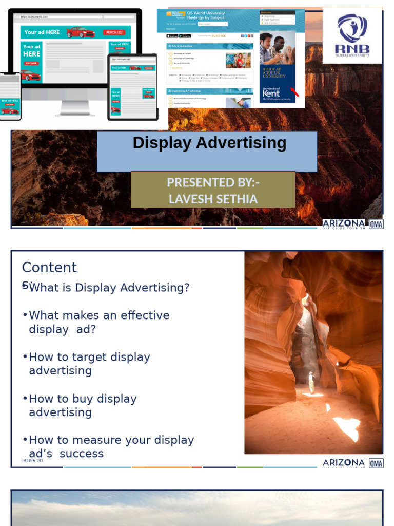 Display Advertising PowerPoint Presentation | PDF | Advertising ...