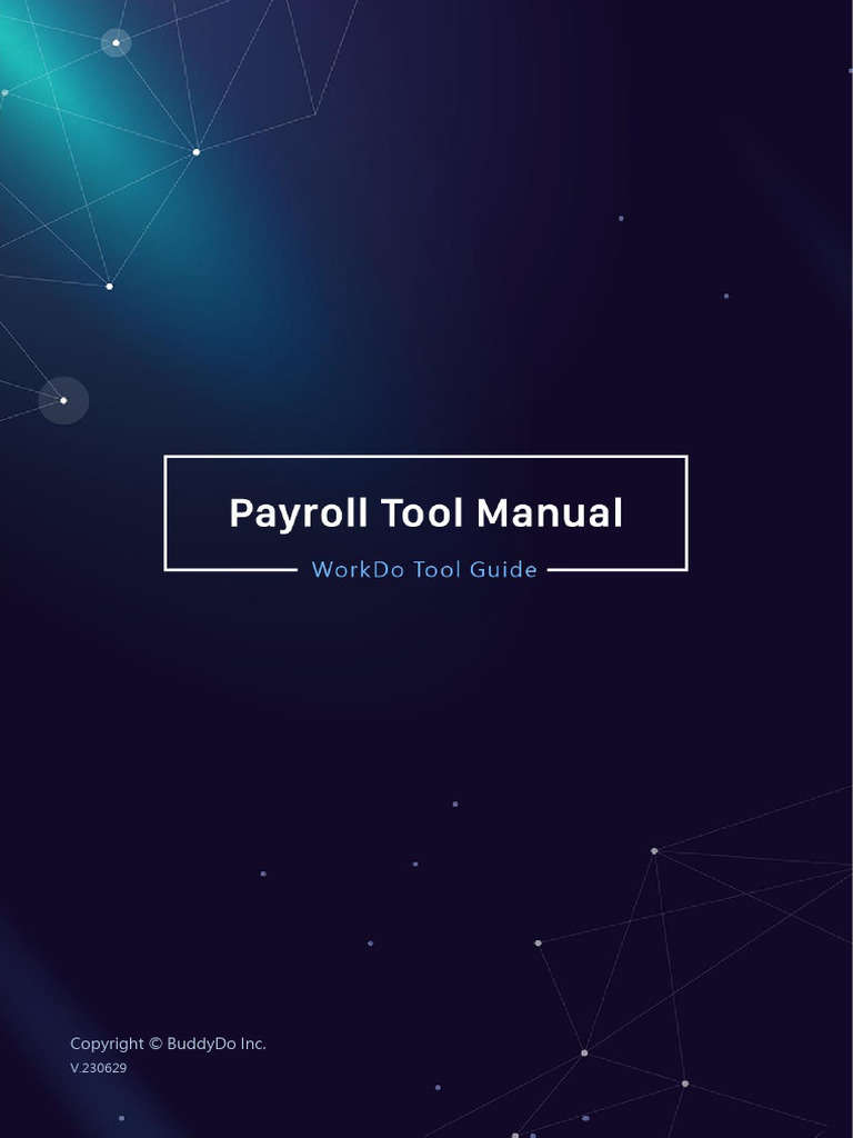 WorkDo 01 Payroll Manual | PDF | Payroll | Paycheck