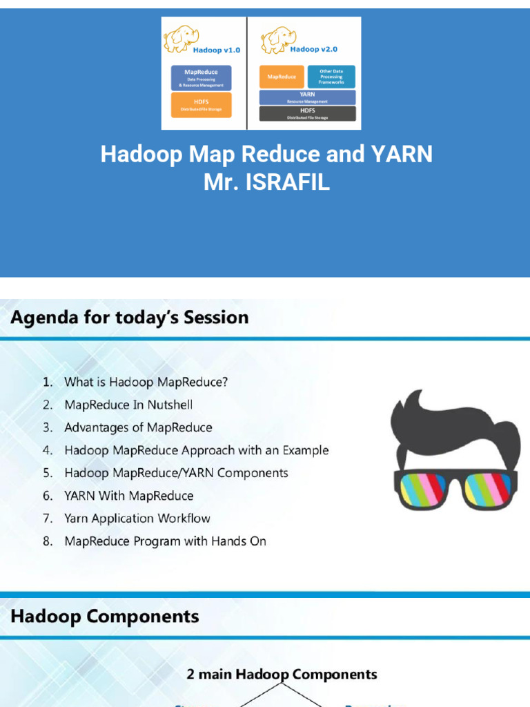 Hadoop Map Reduce and Yarn (Class Lecture) | PDF