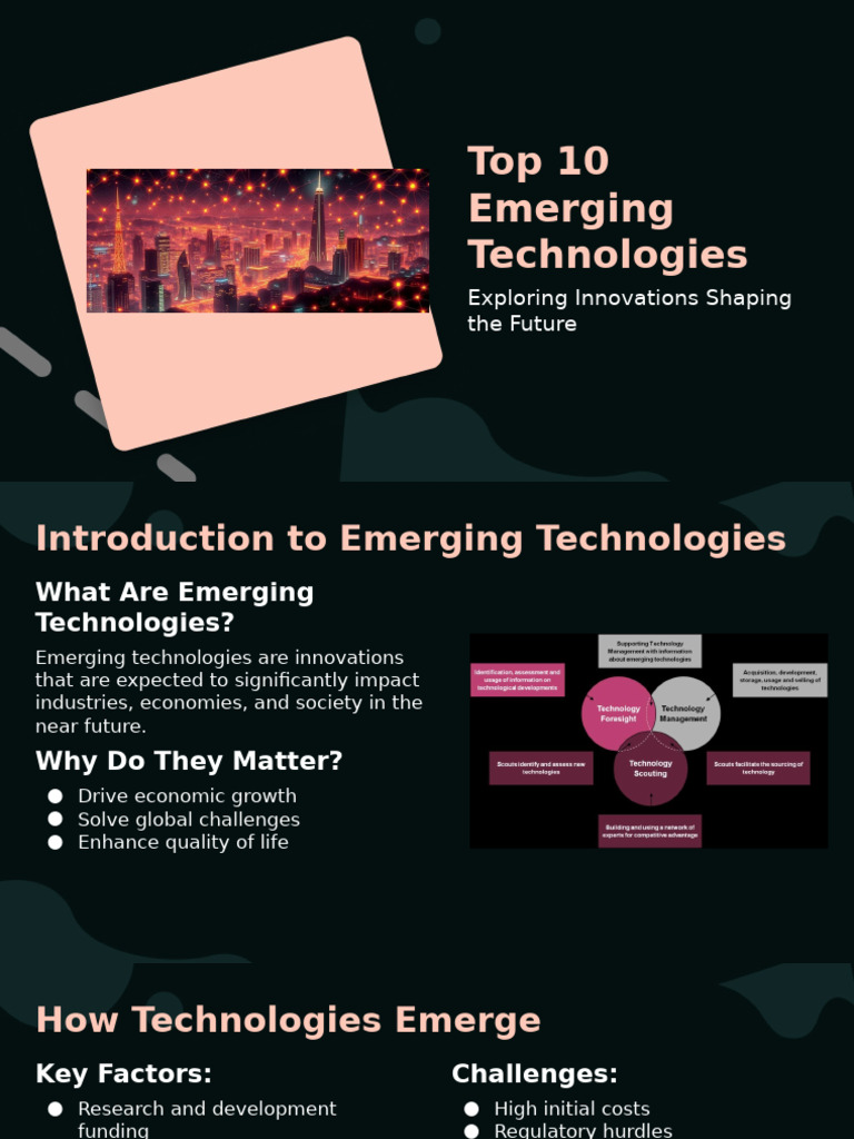 Top10 Emerging Technologies | PDF | Artificial Intelligence | Intelligence (AI) & Semantics