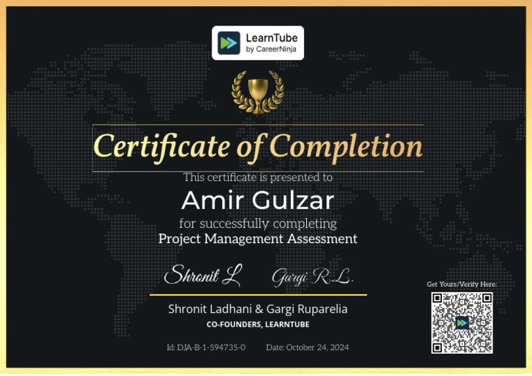 Project Management_Certificate | PDF