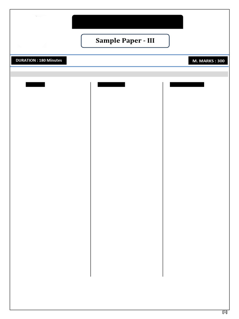 Sample Paper 3 Solutions PDF | PDF | Carbonate | Mole (Unit)