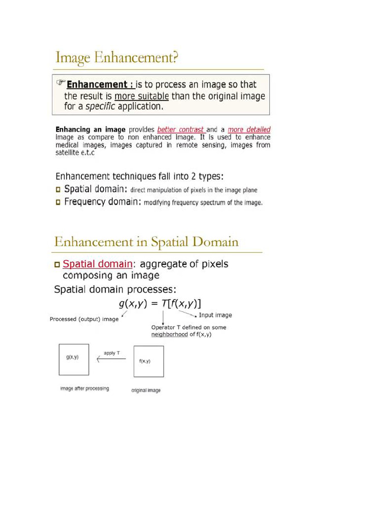 Enhancement | PDF