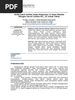 Contoh Template Manuscript Jurnal | PDF