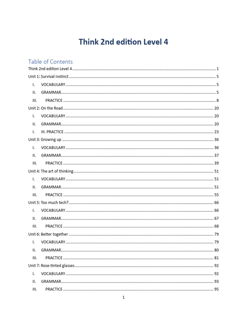 Think 2nd edition Level 4_FULL_WITH KEY | PDF