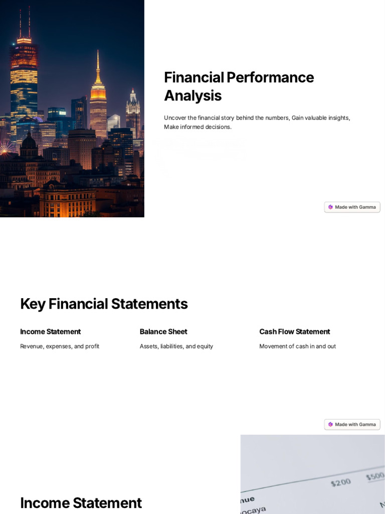 Financial Performance Analysis | PDF | Expense | Equity (Finance)