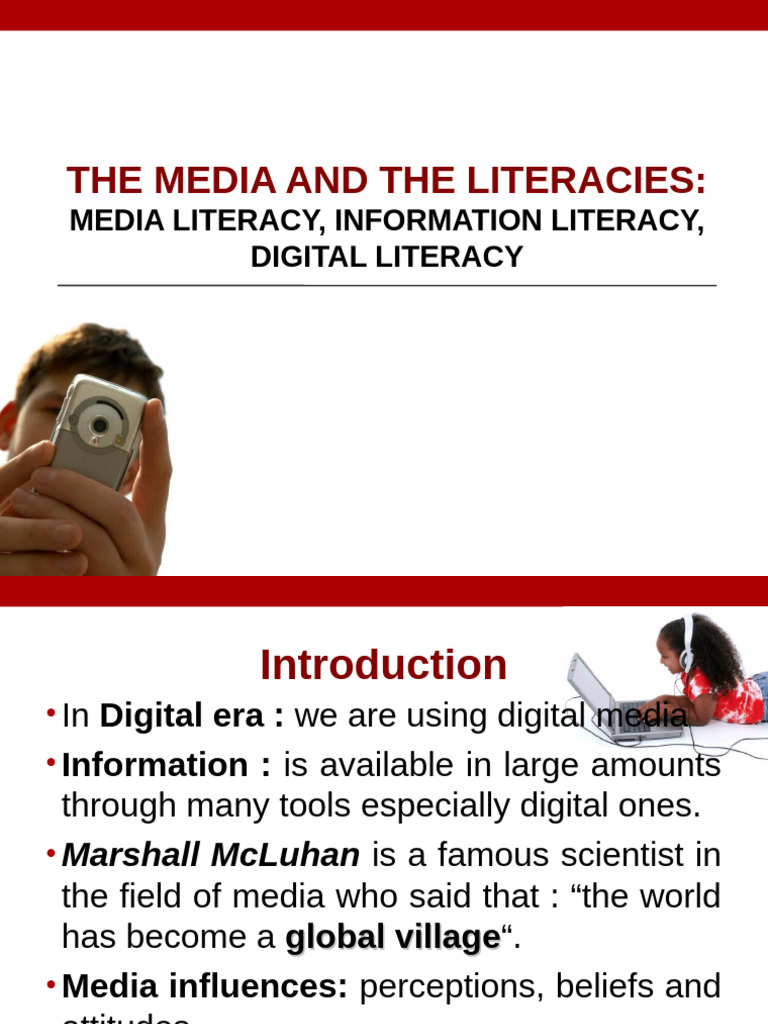 medialiteracylesson | PDF | Information | Literacy
