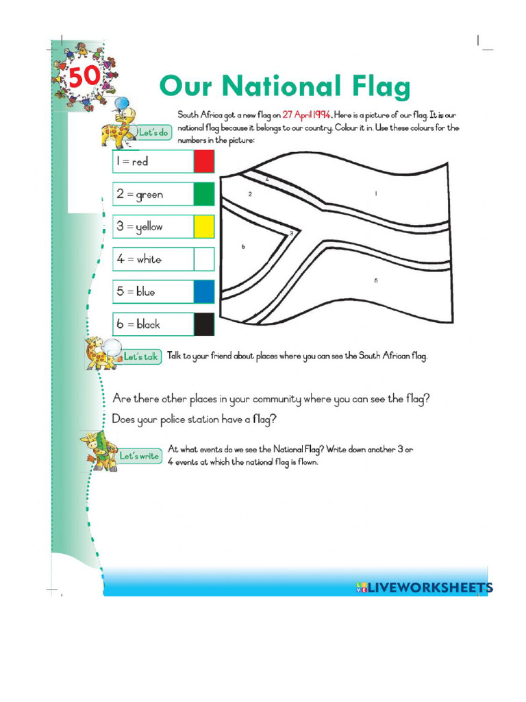 Flag Worksheet | PDF