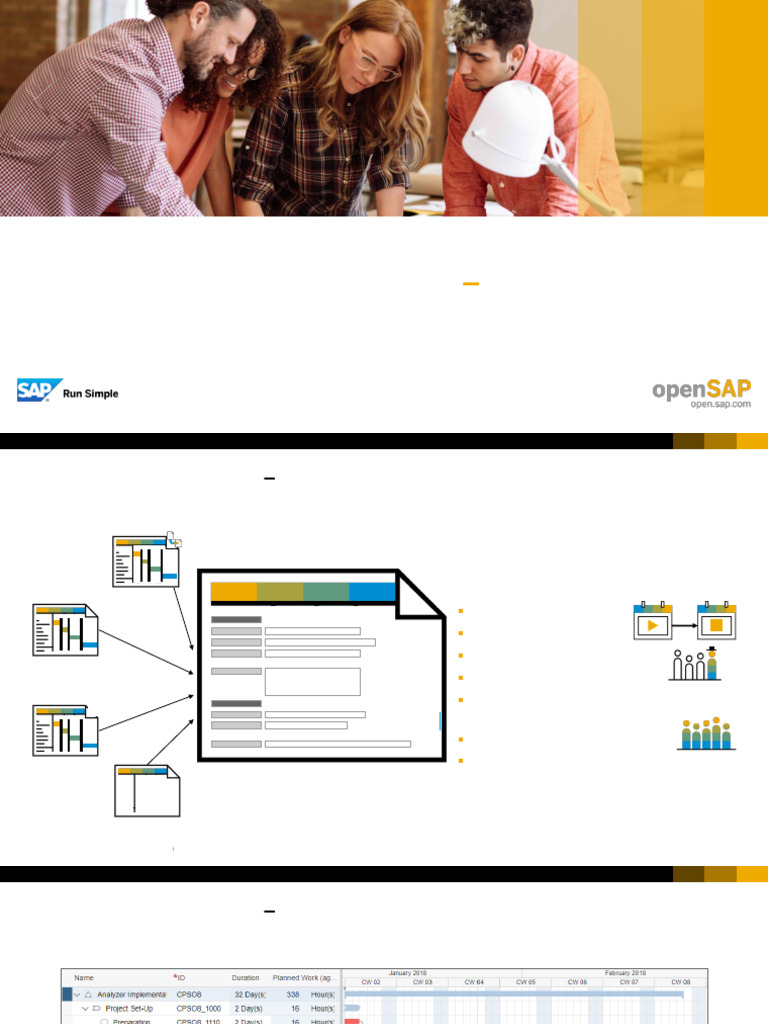 openSAP Byd5 Week 1 Unit 4 PlanProj Presentation | PDF | Project Management | Computing