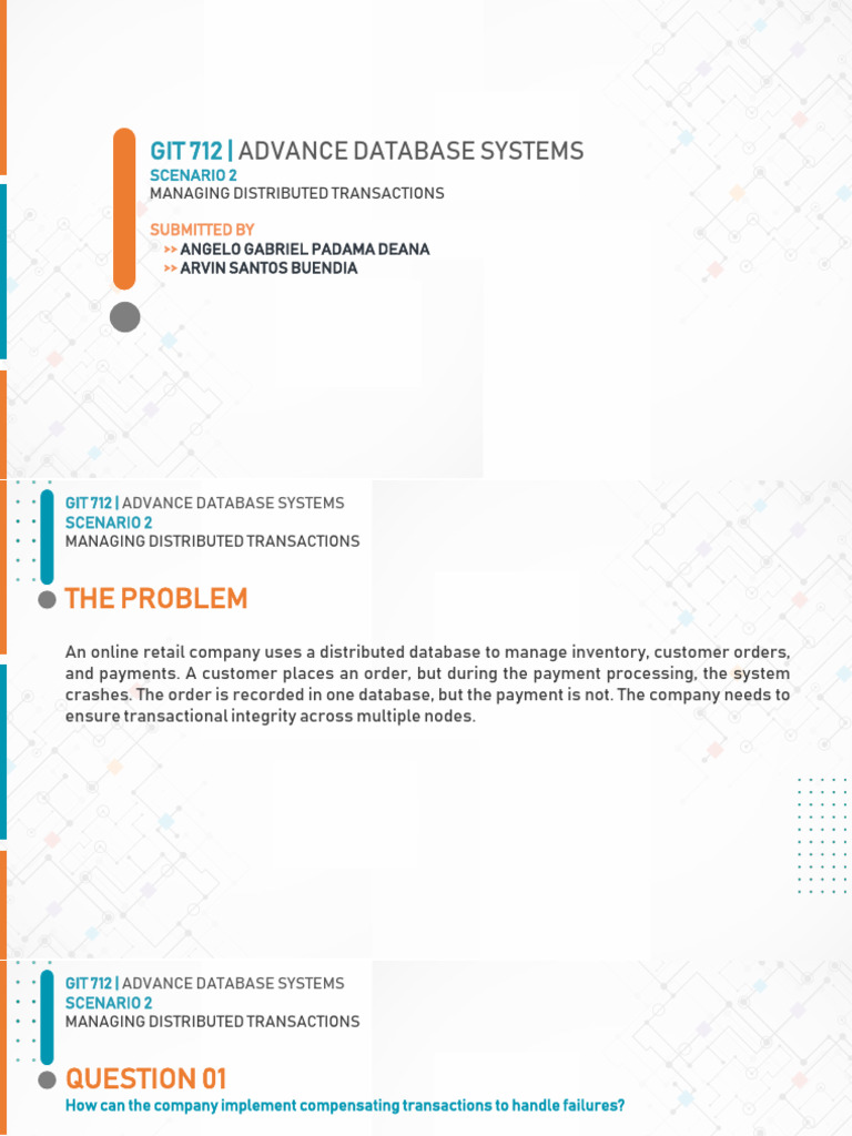 Managing Distributed Transactions in Retail | PDF | Database Transaction | Databases