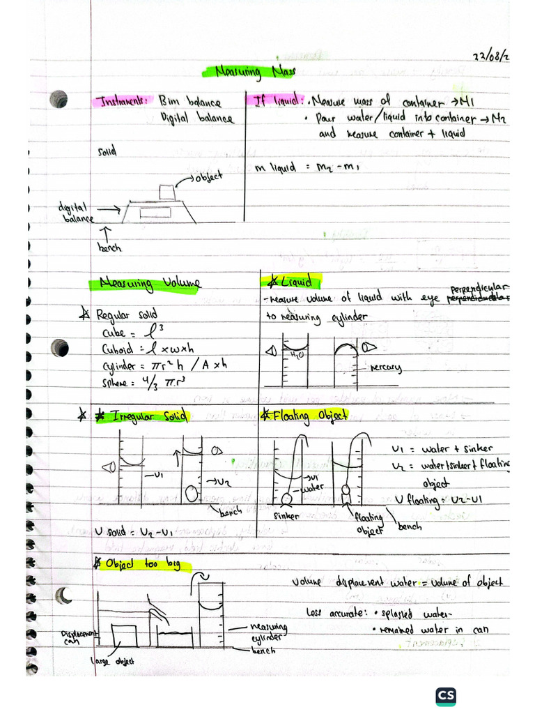 Physics Measurements Igcse | PDF