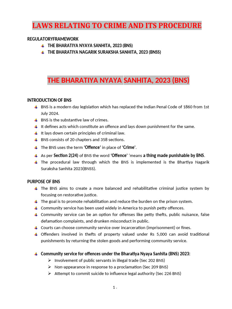 BNSS | PDF | Mens Rea | Recklessness (Law)