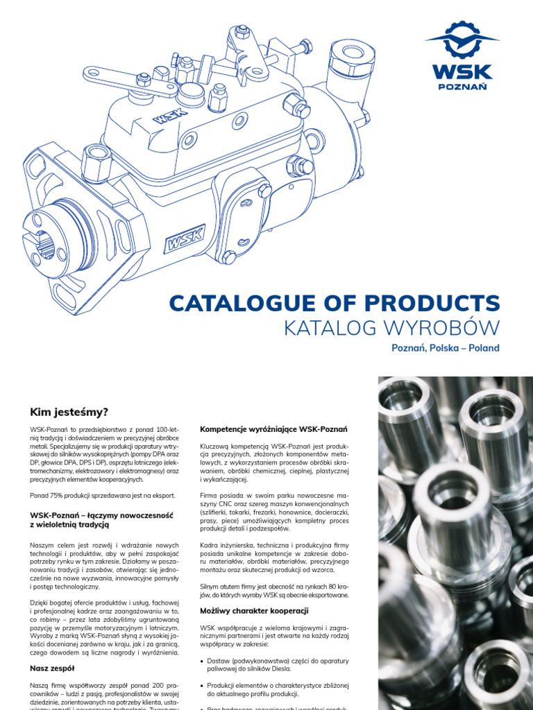 WSK Poznan Catalogue | PDF
