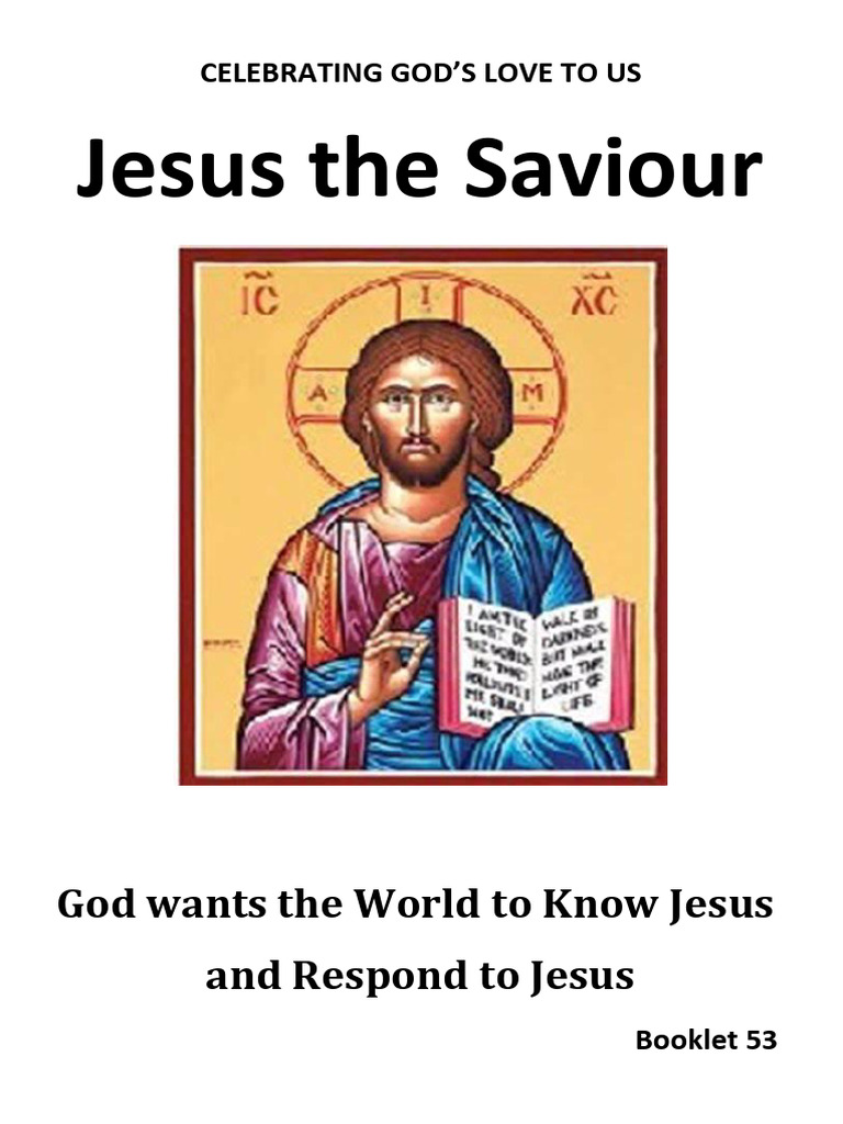 53 Jesus the Saviour | PDF | Jesus | Gospel Of Mark