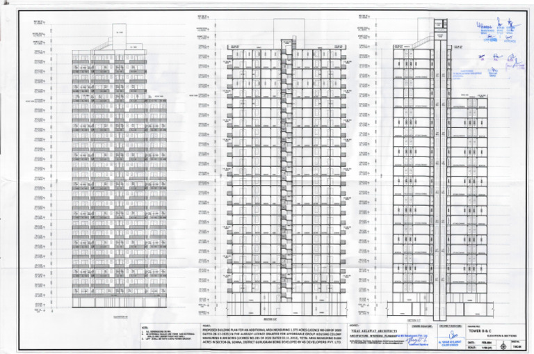 Tower-B & C Sections | PDF