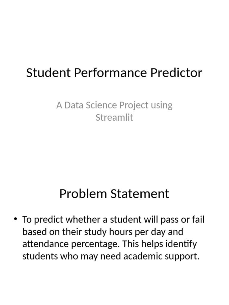 Predict Student Success with ML Tool | PDF