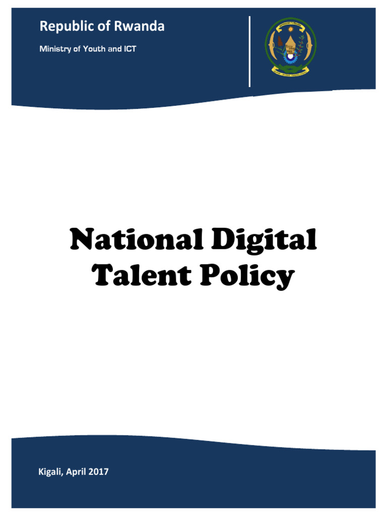 Policy National Digital Talent | PDF | Information And Communications Technology | Literacy