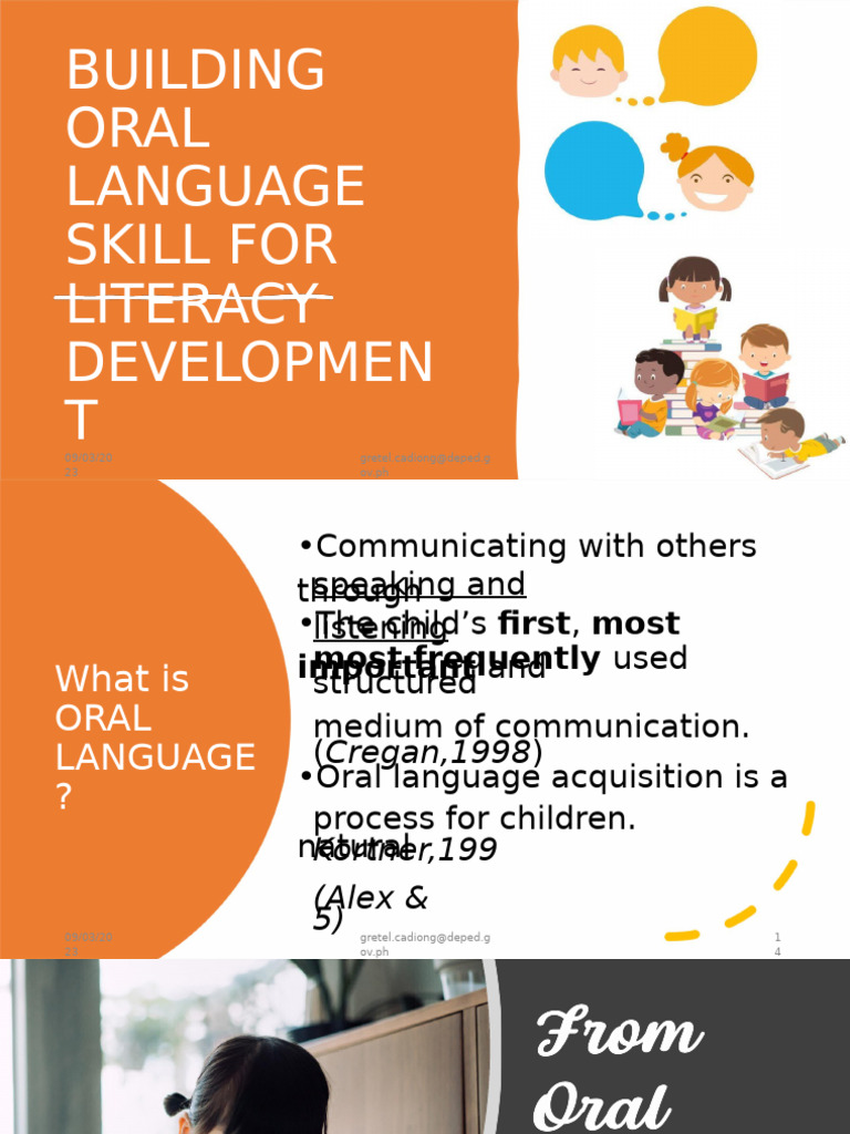 Enhancing Oral Language for Literacy | PDF | Reading Comprehension ...