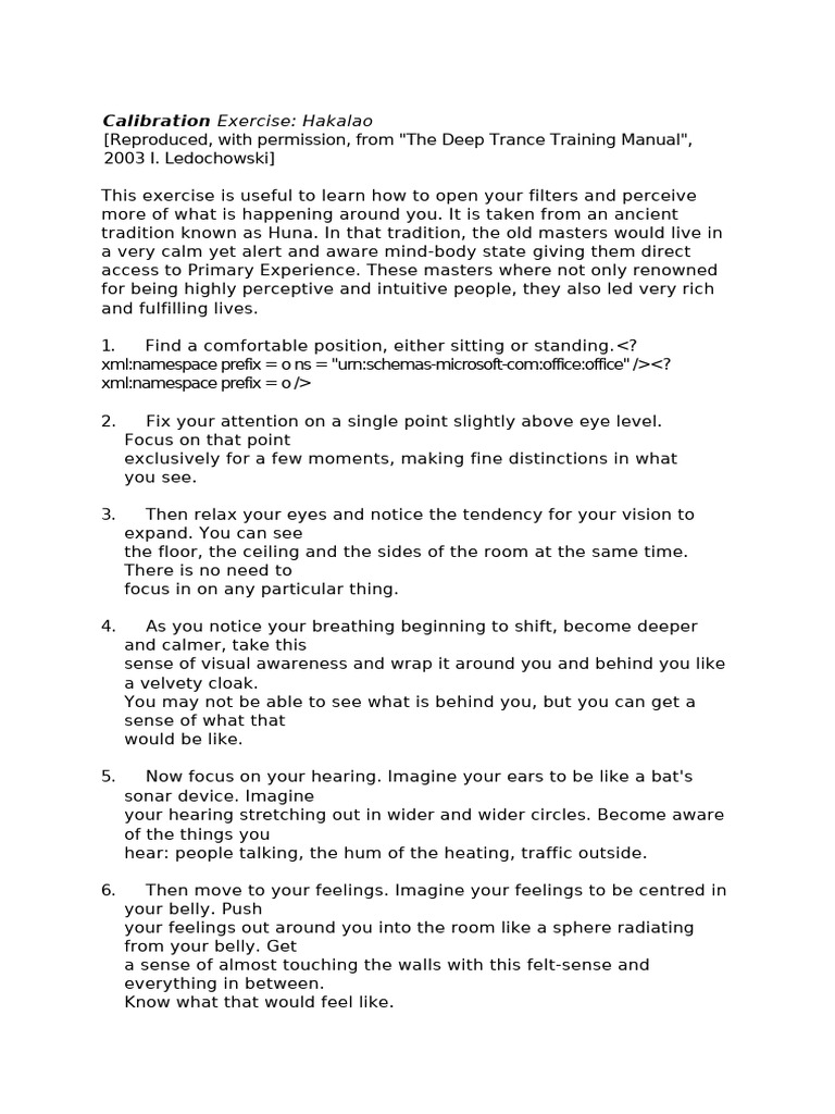 Calibration Exercise | PDF