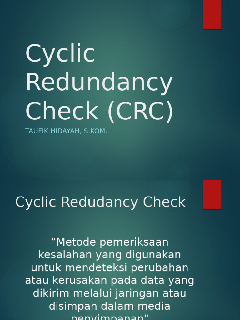 CRC_Presentation | PDF