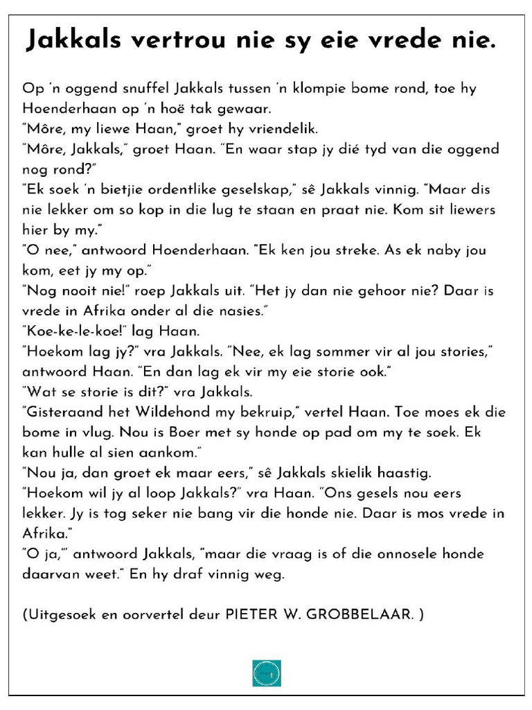 Afrikaans | PDF