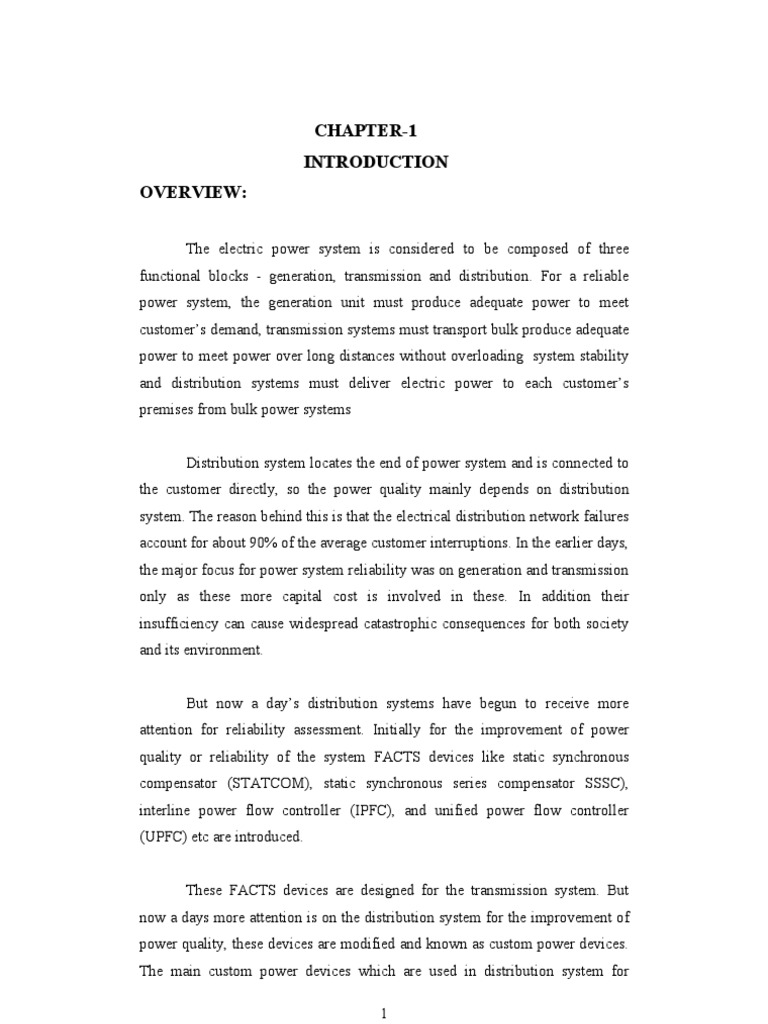 Enhancement Of Power Quality Using Dstatcom Pdf Power Electronics Electric Power System