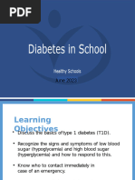 Diabetes Fact Sheets | PDF | Hypoglycemia | Diabetes Mellitus